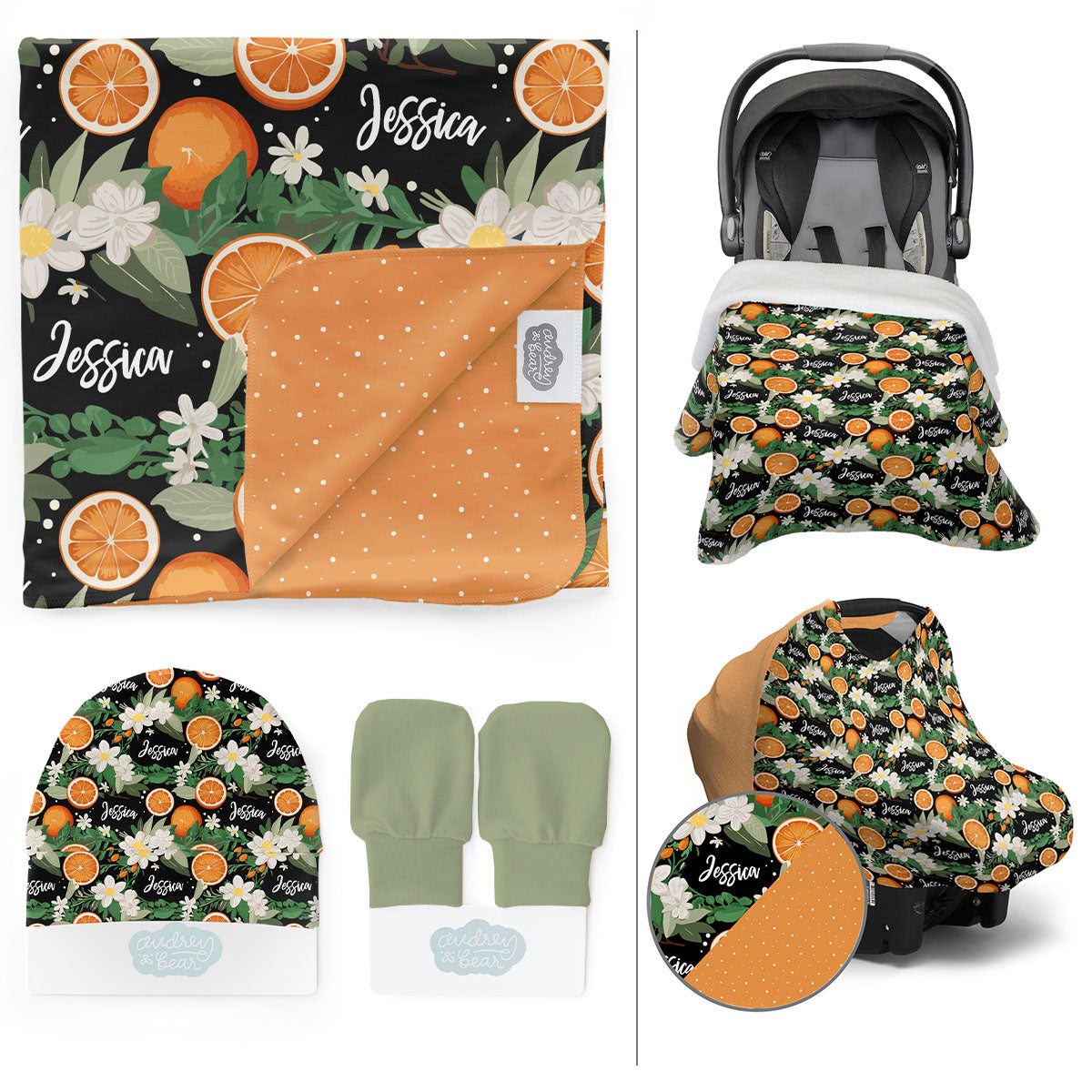Personalized Take Me Home Bundle | Citrus Blossom – Audrey & Bear